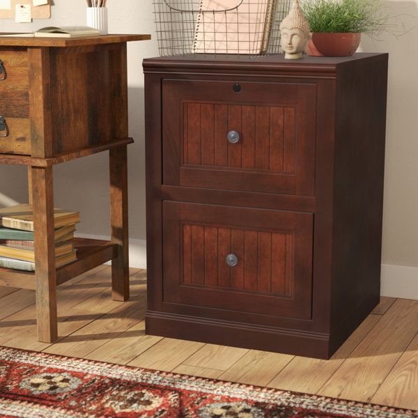 World Menagerie Didier 18.25'' Wide 2 -Drawer Solid Wood Vertical ... World Menagerie Didier 18.25'' Wide 2 -Drawer Solid Wood Vertical ...